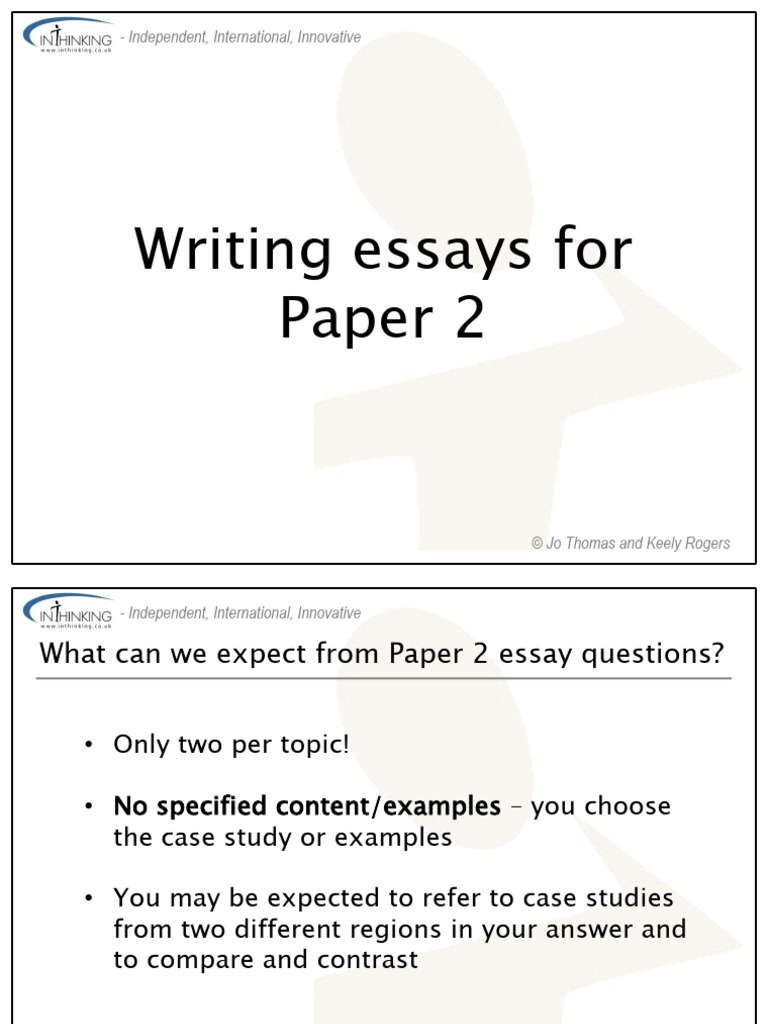 Essay Writing Paper 2 | PDF | Essays | Question