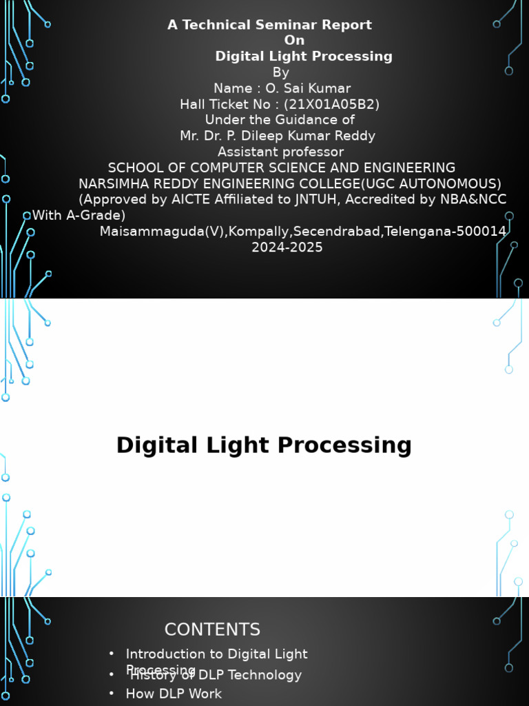 Digital Light Processing - Final | PDF | Digital Technology | Equipment