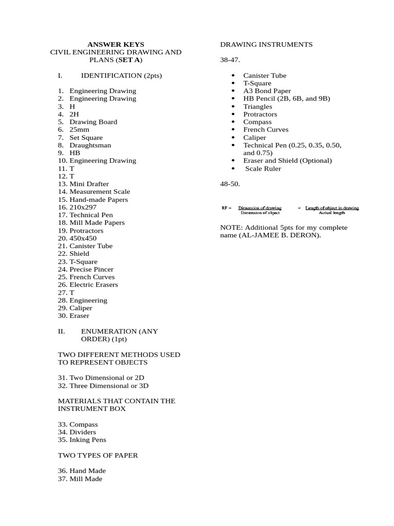 Civil Engineering Drawing and Plans | PDF