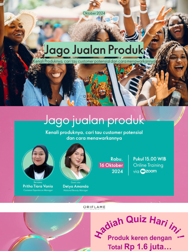 Training 2 - Jago Jualan Produk | PDF