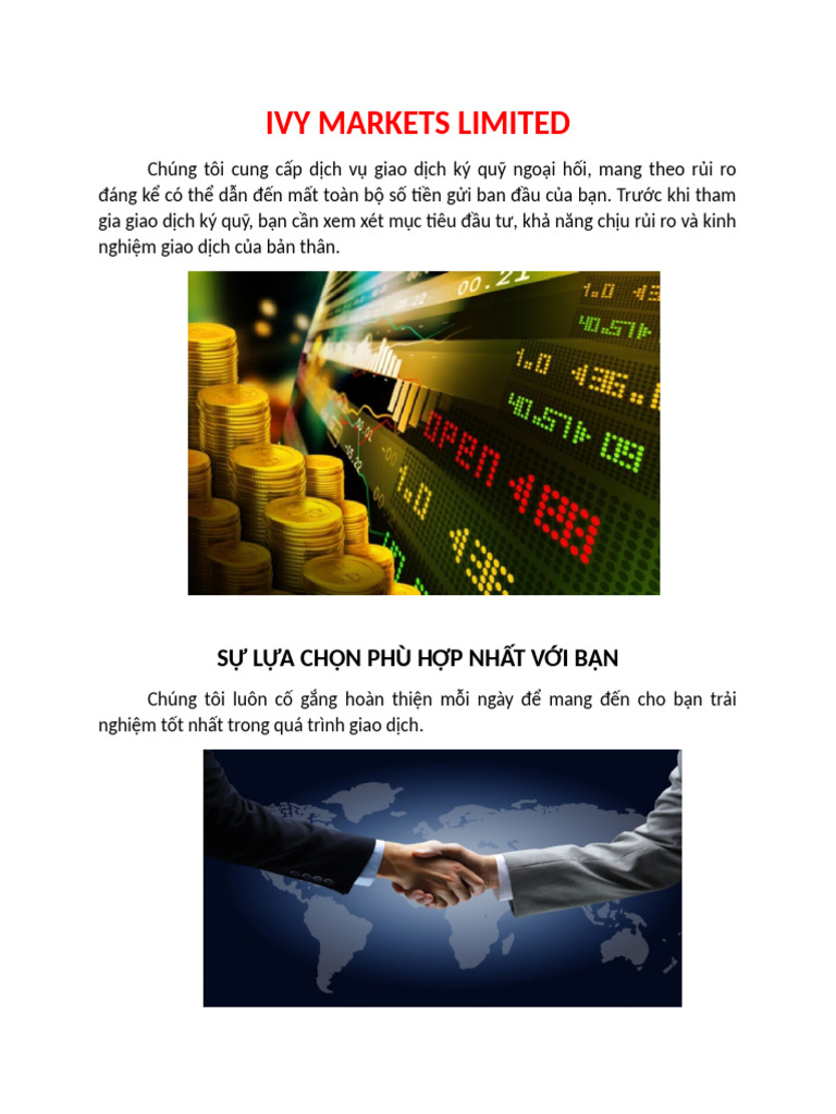 Ivy Markets Limited | PDF
