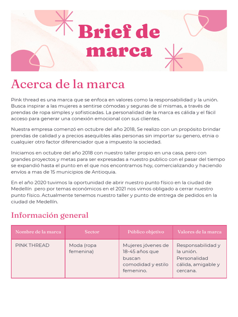 Brief de marca | PDF | Marca | Business