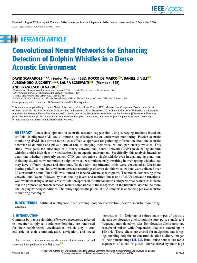survey 1 | PDF | Accuracy And Precision | Dolphin