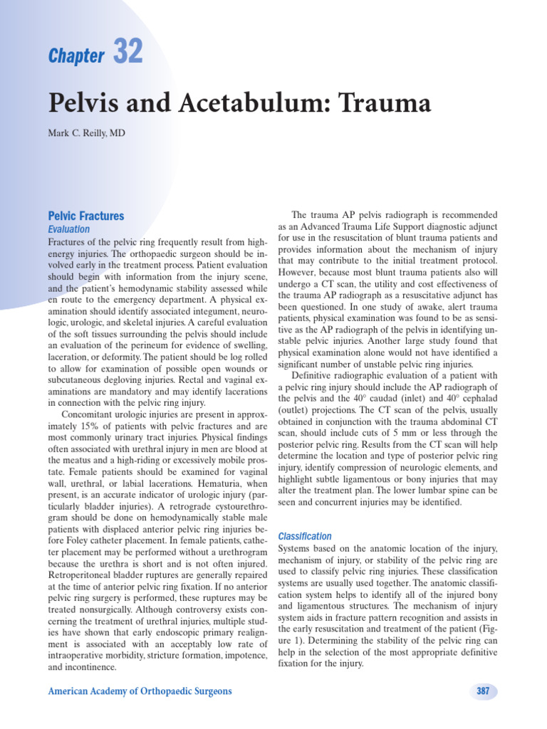 8-32 Lower Extremity - Pelvis and Acetabulum - Trauma | PDF | Pelvis ...