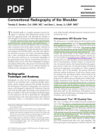 Grashey Method for Shoulder Imaging | PDF | Shoulder | Musculoskeletal ...