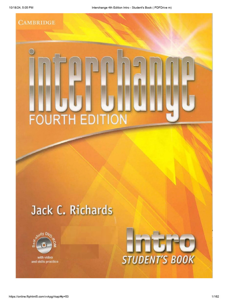 Interchange 4th Edition Intro - Student's Book (PDFDrive M) | PDF