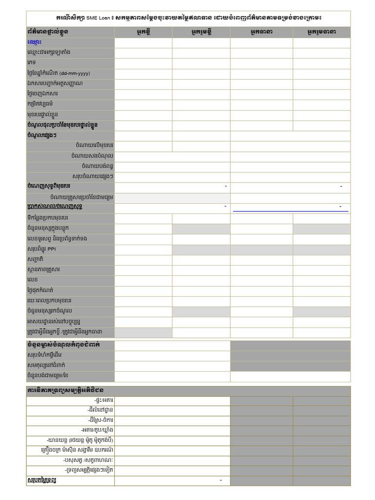 Study - Case - SME - Loan - 280824 - 2 - Roleplay - Assessment | PDF