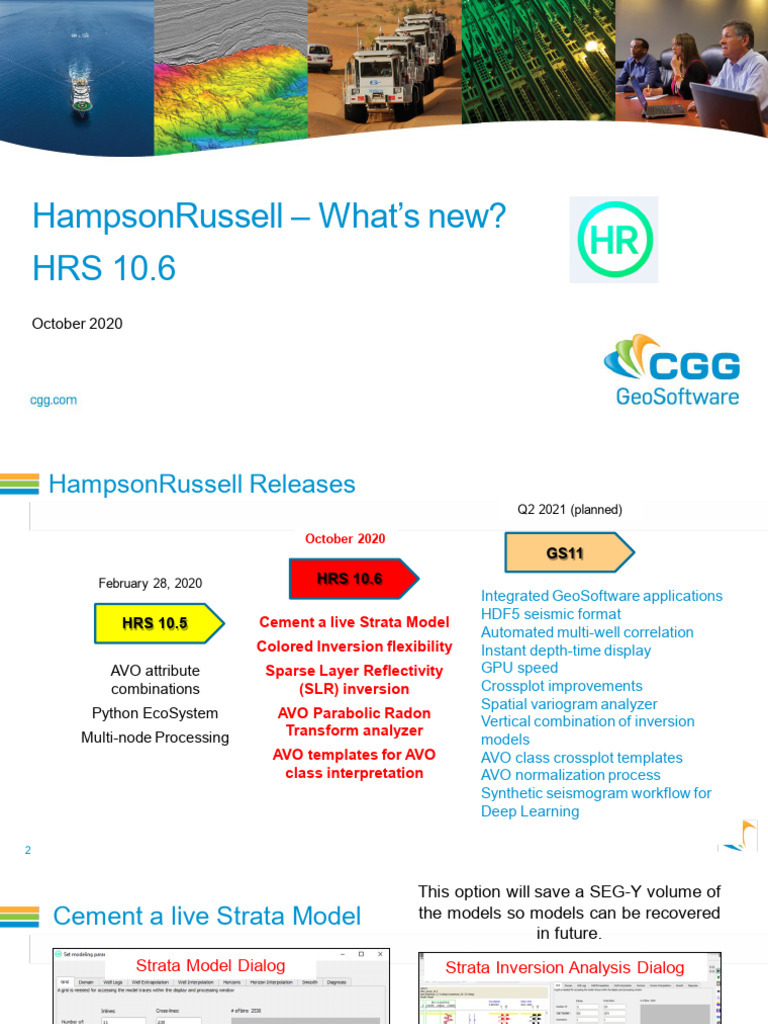 HRS 10 6 NewFeatures | PDF | Reflection Seismology | Applied Mathematics