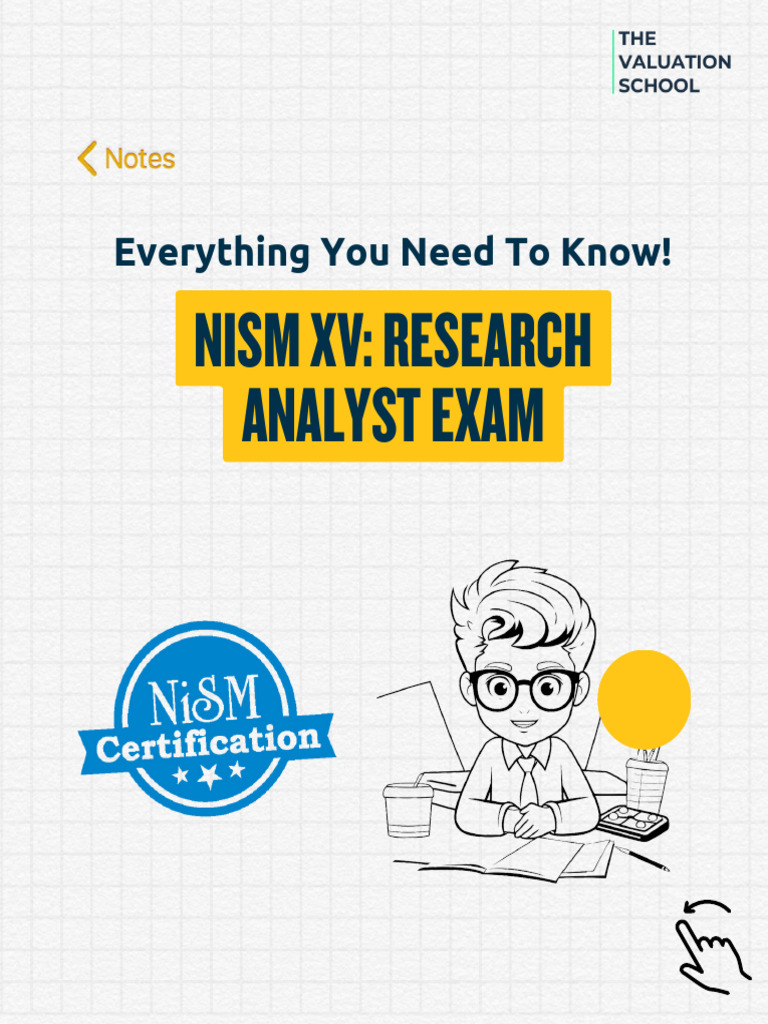 NISM Series XV - Research Analyst Exam | PDF | Financial Analyst | Securities (Finance)