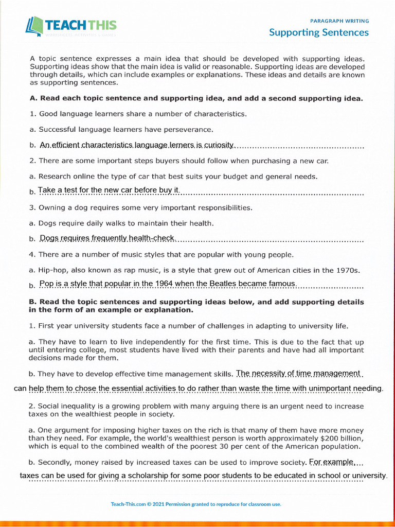 Writing materials Week 9 latihan 02 | PDF