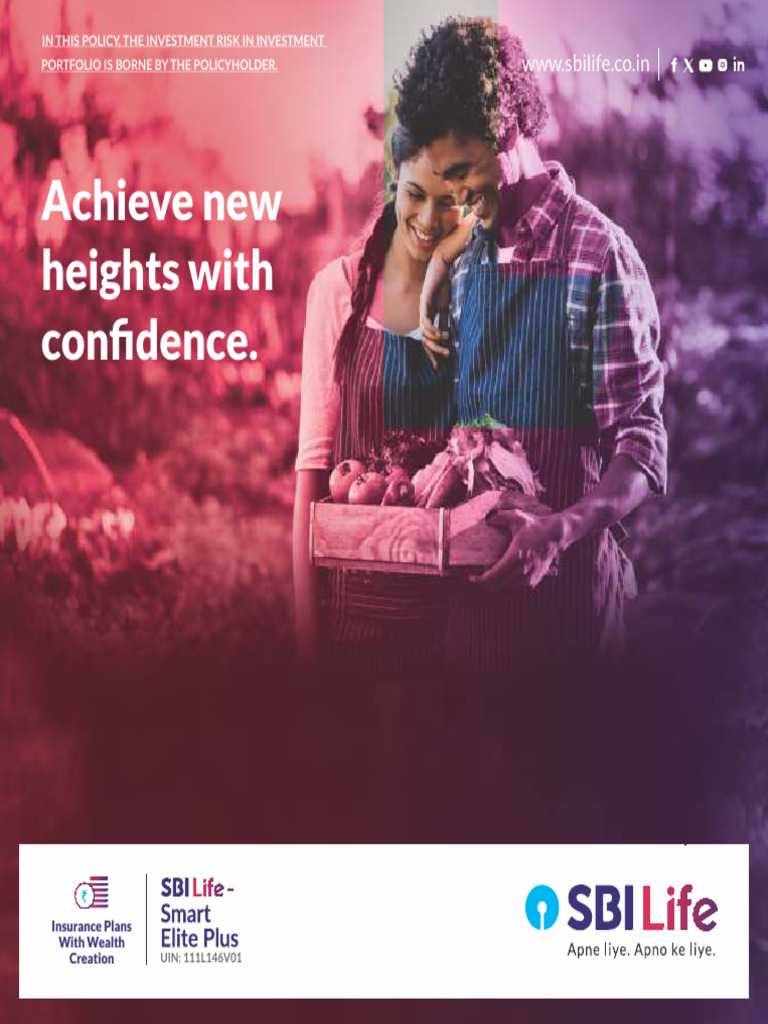 SBI+Life+-+Smart+Elite+Plus+ (V01) Brochure | PDF | Insurance | Money ...