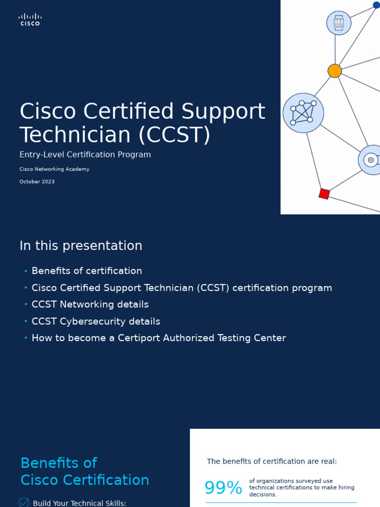 CCST_Certifications_and_Courses_Overview | PDF | Cisco Certifications | Computer Security