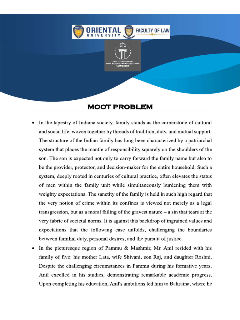 Moot Problem | PDF