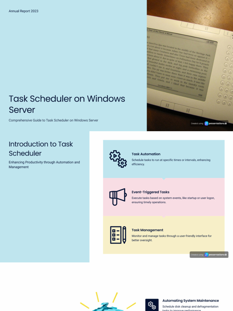Task Scheduler On Windows Server Pdf