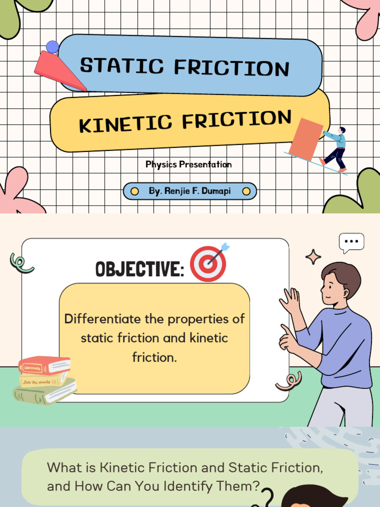 Static-Kinetic-Friction - 20241013 104747 0000 | PDF | Friction | Force