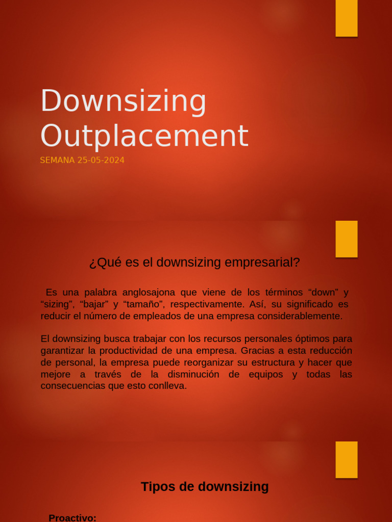 Downsizing | PDF | Business | Plan de estudios