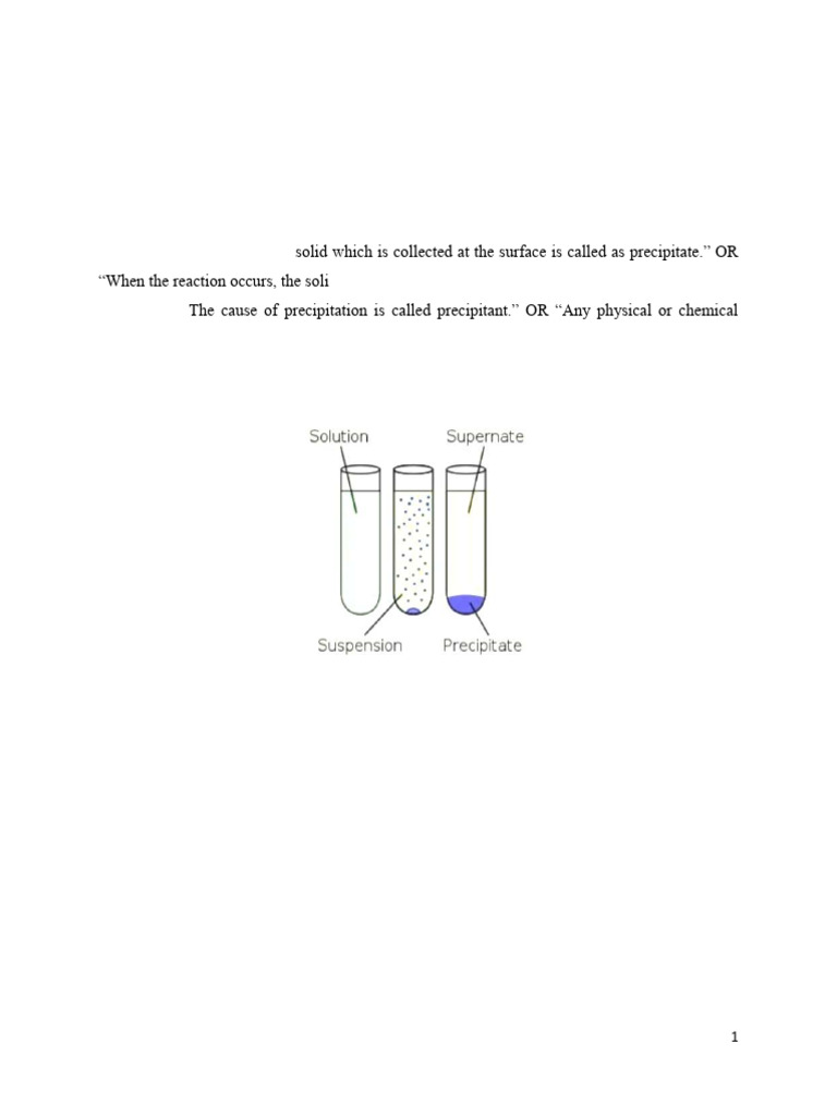Precipitation and Fusion Processes Explained | PDF | Distillation ...