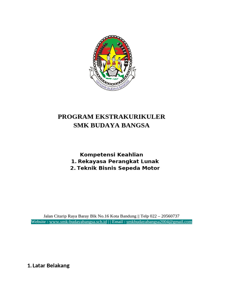 Contoh Poster Ekskul Futsal SMK | PDF