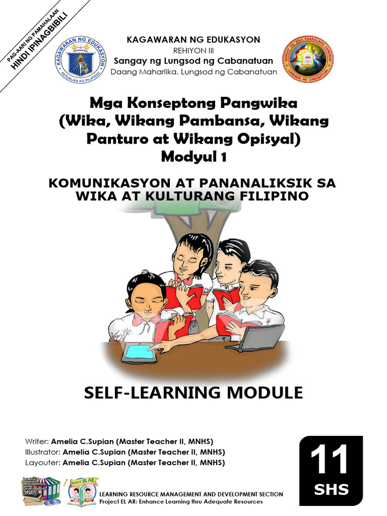 Filipino-Komunikasyon-Q1 W1 M1 | PDF