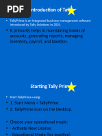 Tally Prime Full Course | PDF