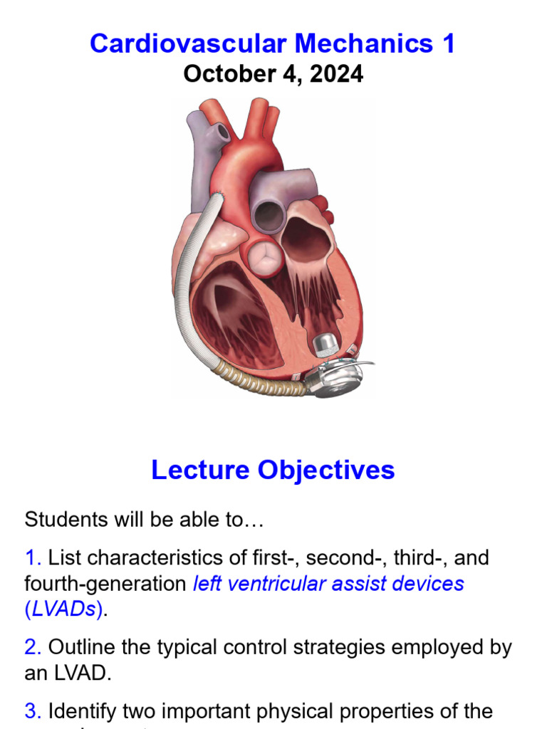 Unit-3 Cardiovascular Mechanics | PDF | Diastole | Blood Pressure