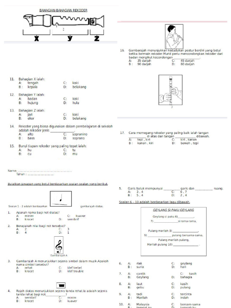 Soalan MZ th2 | PDF