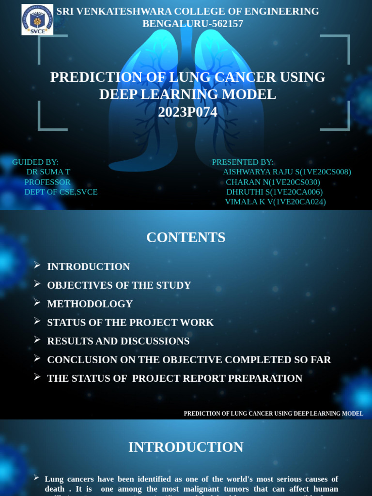 Lung Cancer Prediction with Deep Learning | PDF | Cancer | Deep Learning