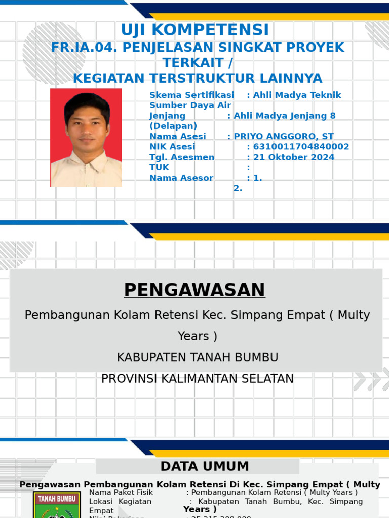 Presentase Ahli Madya Teknik Sda | PDF