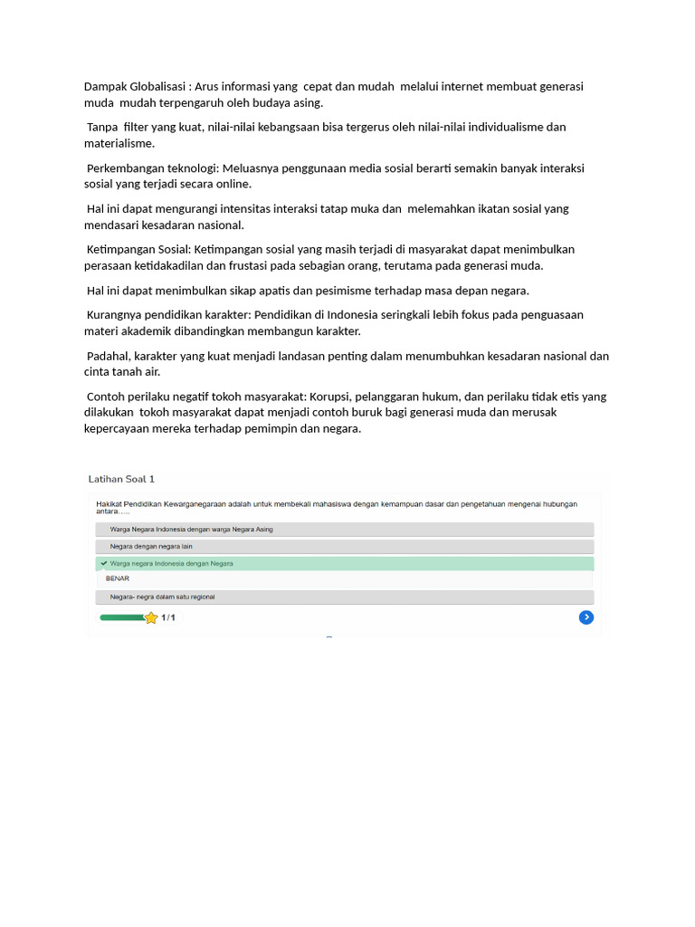 Pancasila Tuton 1 | PDF