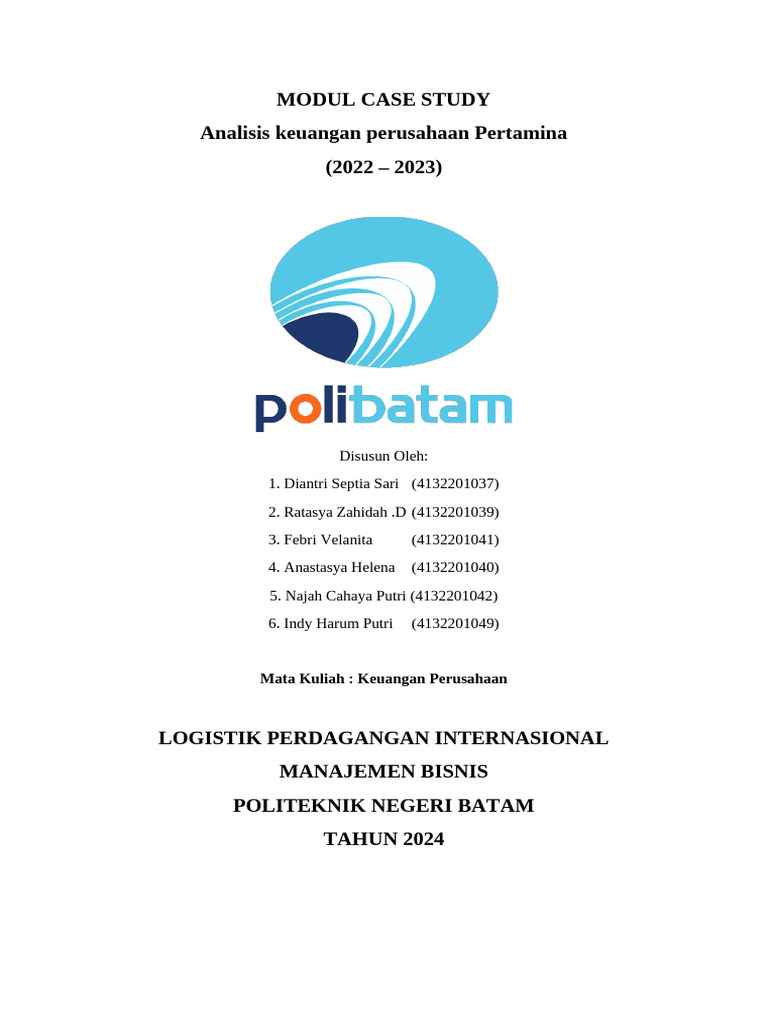 Modul Case Study Pertamina Progres 7 | PDF