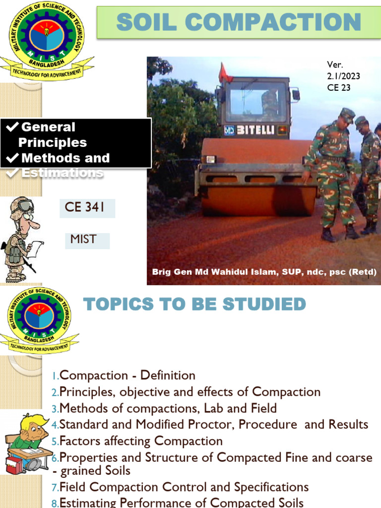 CE341 - 2024 - Lec - 03 - Soil Compaction | PDF | Materials | Soil