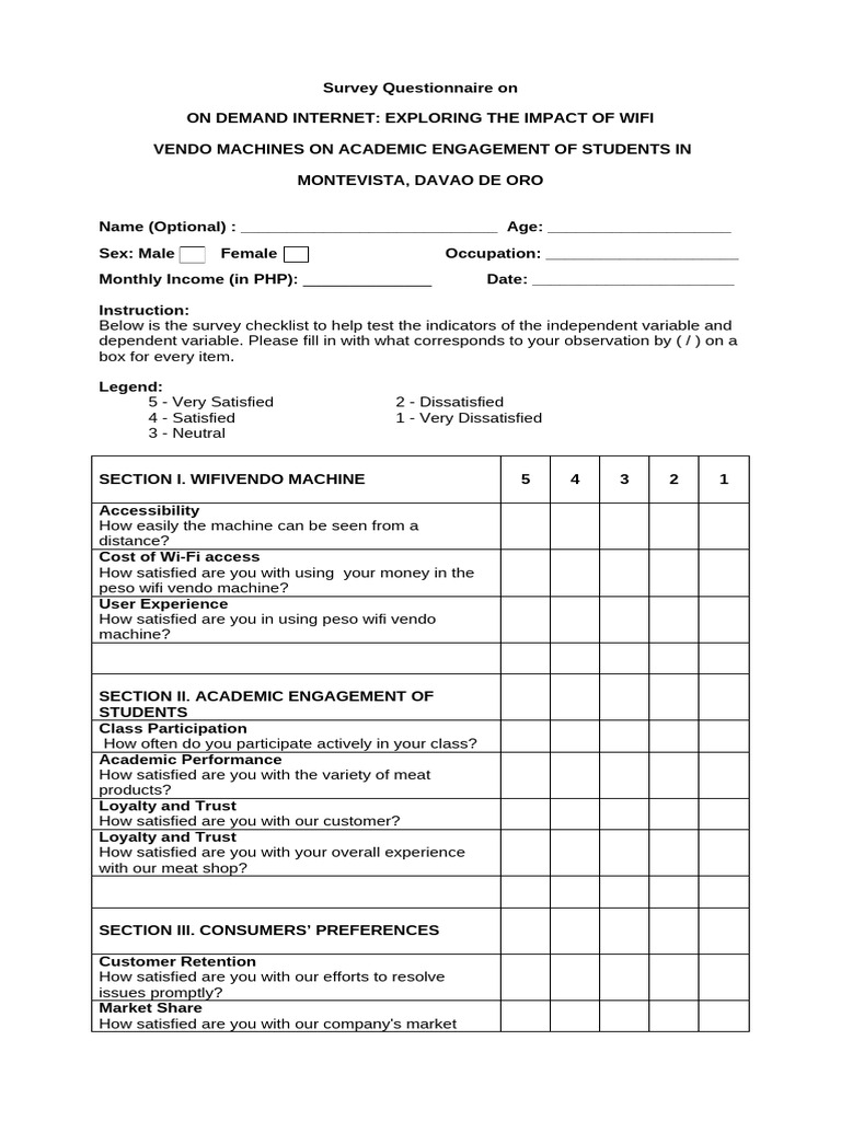WiFi Vendo Machines & Student Engagement | PDF