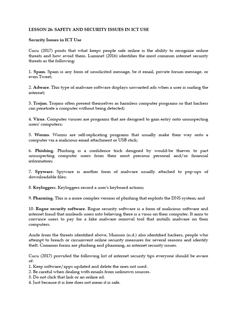 CHAPTER 1 Netiquette and Ethical Responsibility in ICT Use | PDF ...