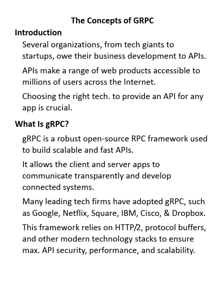 G RPC | PDF | Network Architecture | Computer Engineering