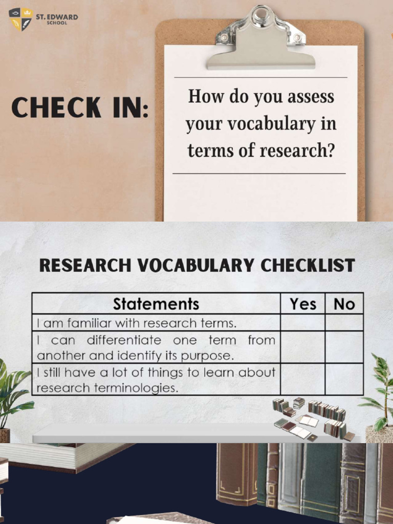 Technical terms in research (G10) | PDF | Methodology | Validity ...