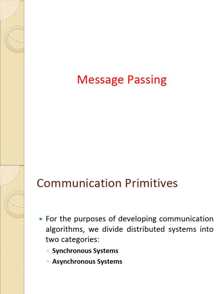 Message Passing | PDF | Message Passing | Transmission Control Protocol