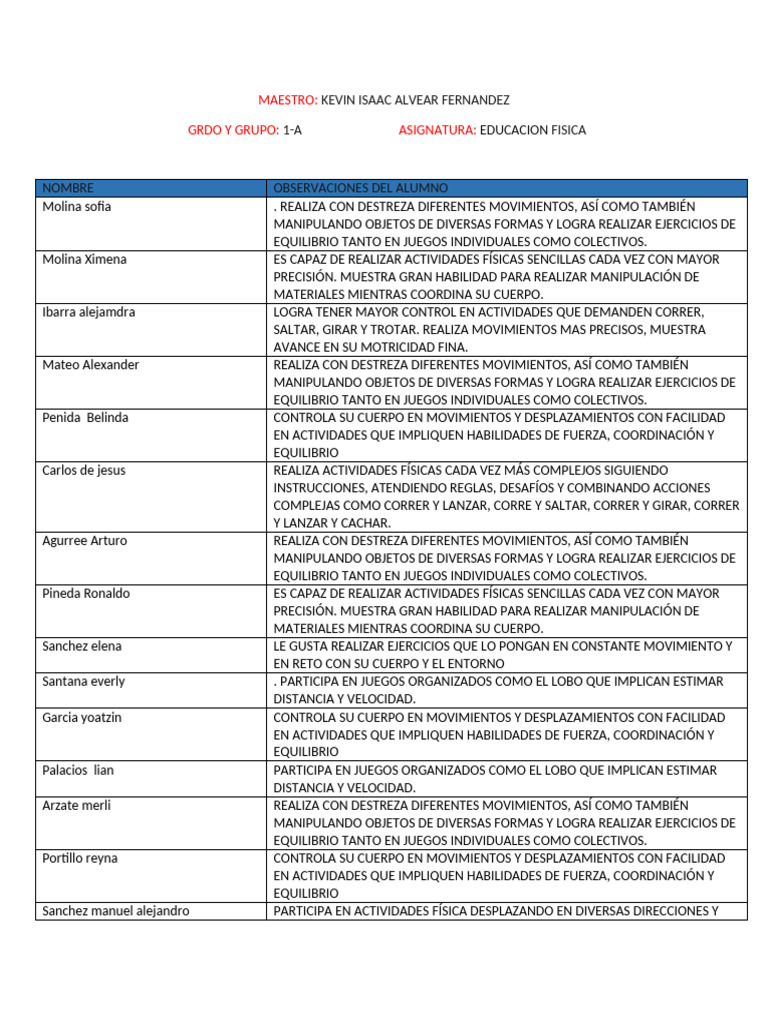 EVALUACIONES ELI | PDF