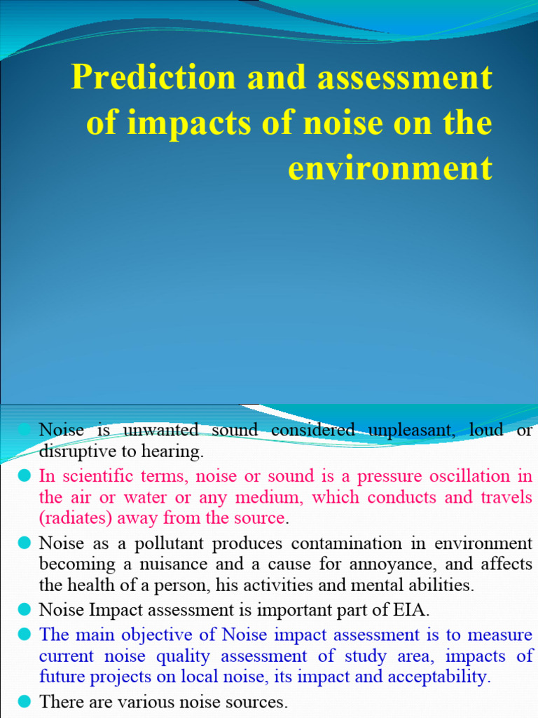 EIA Module @2 2Nd part | PDF | Decibel | Noise