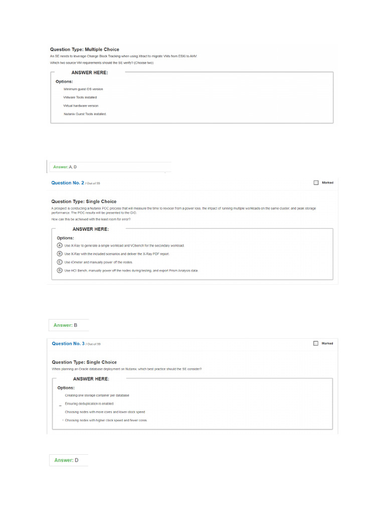 NUTANIX Dumps | PDF | Computer Cluster | Computer Data Storage