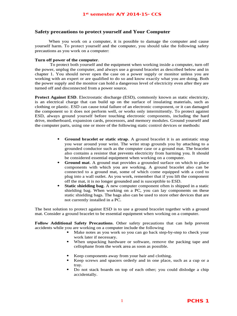 compunent of computer | PDF | Personal Computers | Random Access Memory