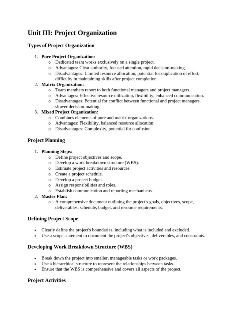 PM Unit 3 | PDF | Business