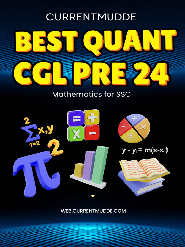 CM Best Quant CGL Pre 24 | PDF