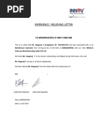 Salary Certificate Format With CTC Letterhead | PDF