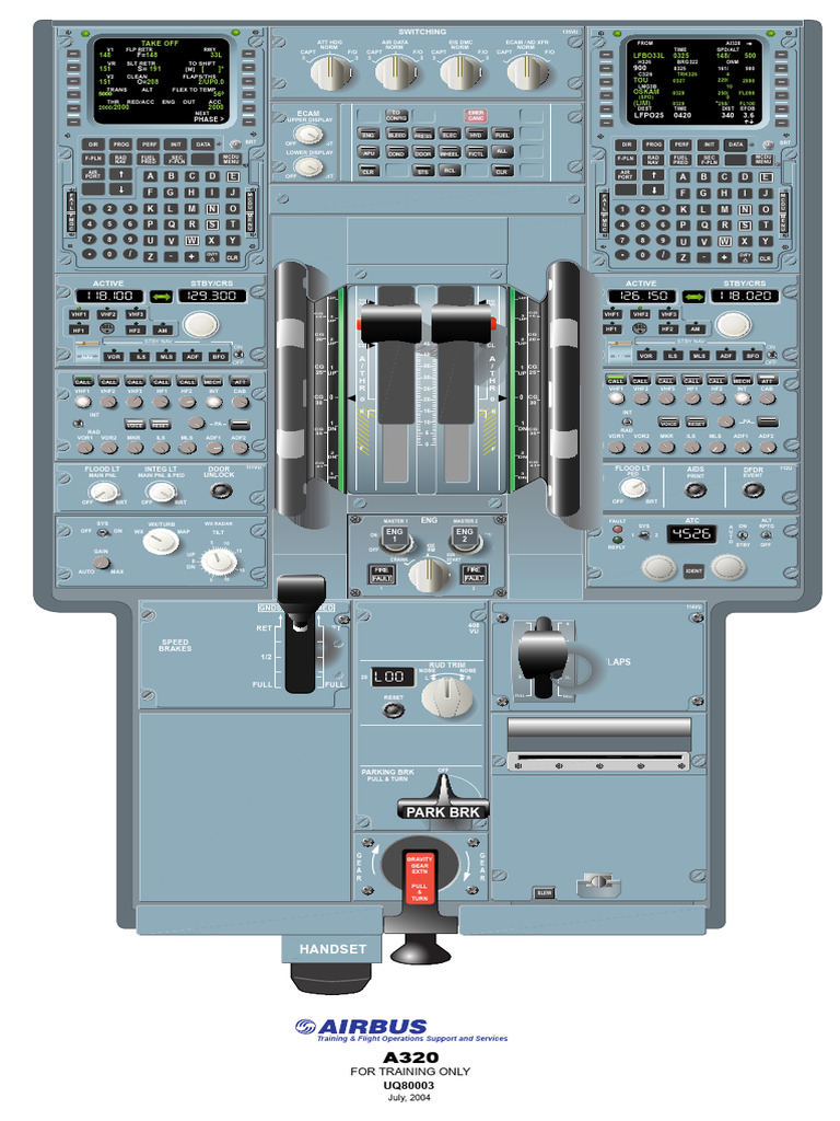 A320 Center Pedestal | PDF | Aerospace
