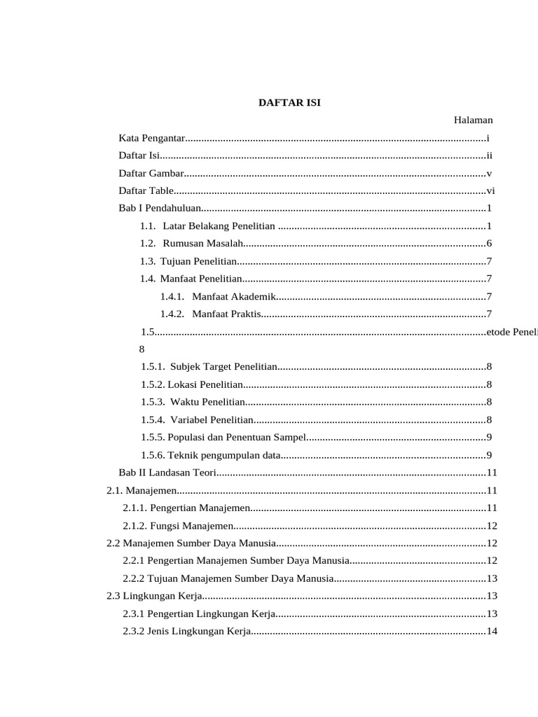 DAFTAR ISI | PDF