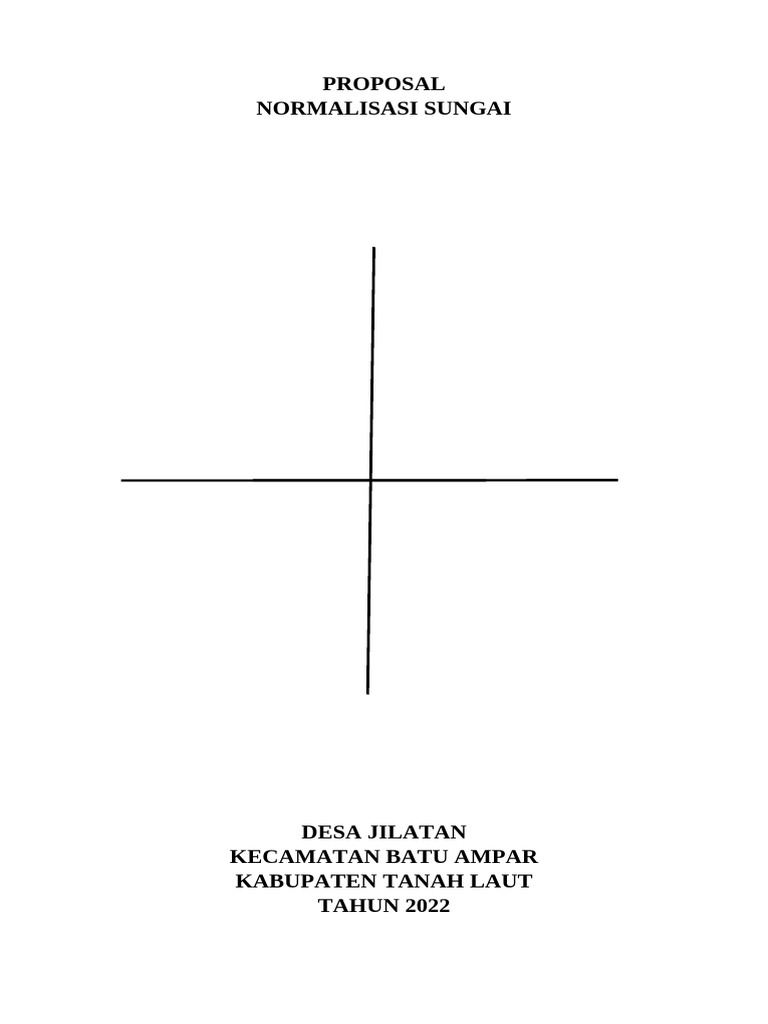 PROPOSAL Normalisasi Sungai | PDF