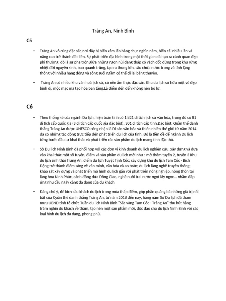 Tràng An - NTH | PDF