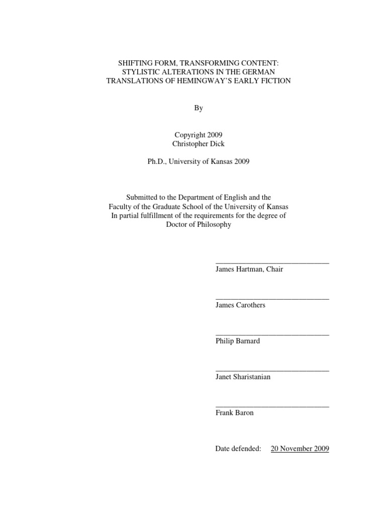 SHIFTING FORM, TRANSFORMING CONTENT - PDF Room | PDF | Metaphor ...