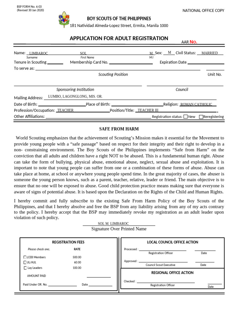 AAR-form | PDF | Child Protection | Bullying