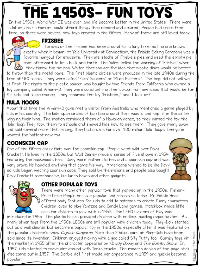 1950s Toys: The Rise of Frisbees | PDF | Toys